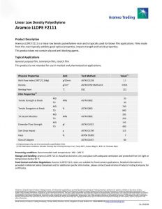 HẠT NHỰA LLDPE 2111BS - Nhựa Minh Thu